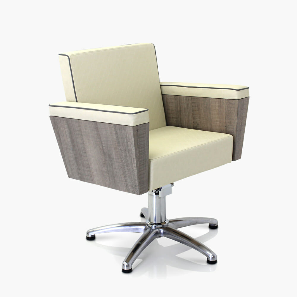 REM Ariel Hydraulic Styling Chair in Black | Direct Salon Furniture